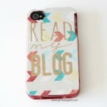 DIY Printed Phone Cover Skin - Girl Loves Glam