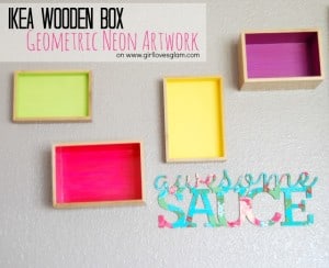 Ikea Wooden Boxes… Three Ways! - Girl Loves Glam