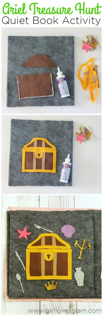 Disney Princess Quiet Book with Pattern - Girl Loves Glam