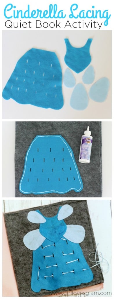 Disney Princess Quiet Book with Pattern - Girl Loves Glam