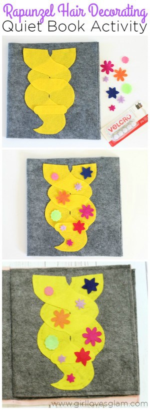 Disney Princess Quiet Book with Pattern - Girl Loves Glam