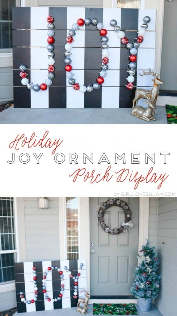 Joy Porch Sign Ornament Display - Girl Loves Glam