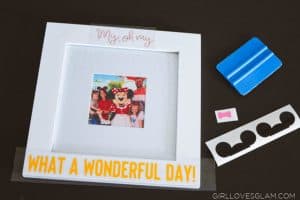 Disney Character Inspired Picture Frame - Girl Loves Glam
