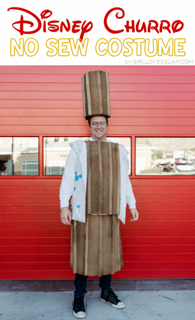 No Sew Churro Costume: Disney Treats Costume - Girl Loves Glam