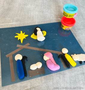 Nativity Playdoh Activity - Girl Loves Glam